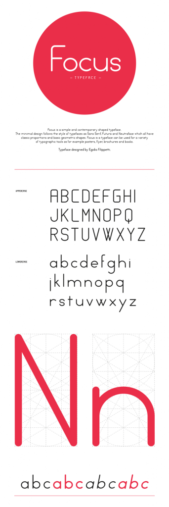 Focus free rounded font download - FondFont