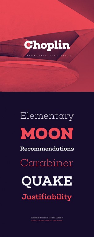 Choplin Free Font - FondFont