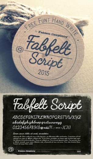 Fabfelt Script Free Font - FondFont