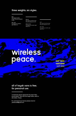 Kayak Sans - FondFont