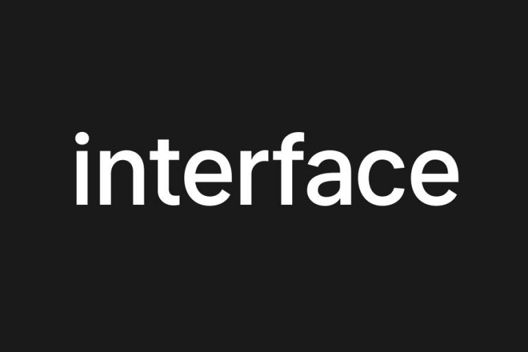 Interface - FondFont