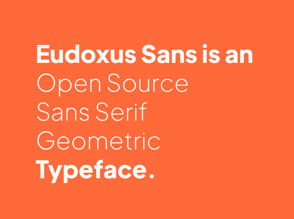 Eudoxus Sans - FondFont