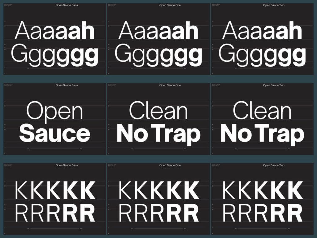 Open Sauce Fonts - FondFont